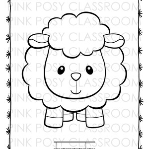 Farm Animals Coloring Pages, Color and Trace the Word, Farm Animals ...