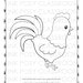 Farm Animals Coloring Pages, Color and Trace the Word, Farm Animals ...