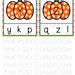 Alphabet Flash Cards Pumpkin Alphabet Clip Cards Letter - Etsy