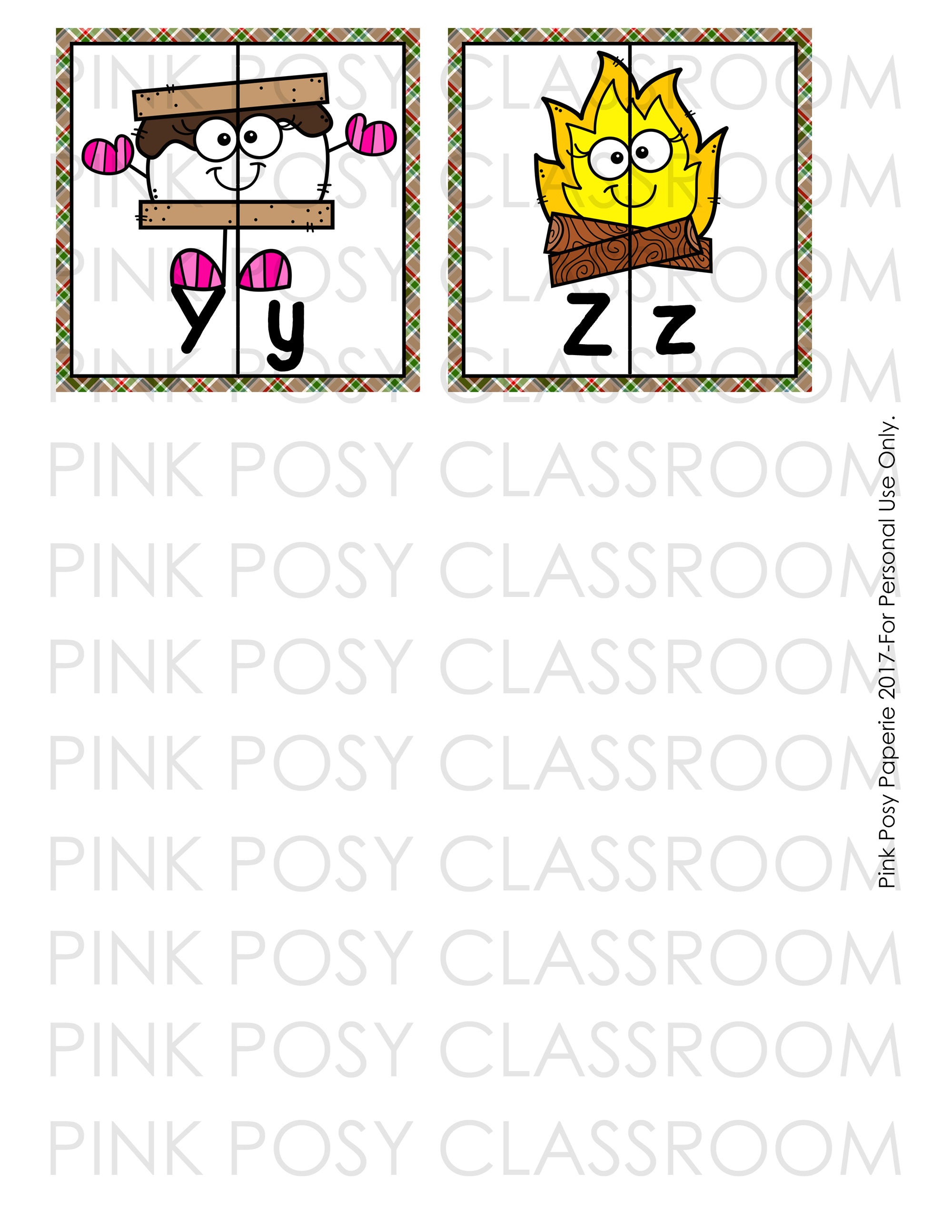 Camping Puzzles, Teacher Resource, Alphabet Puzzles, Classroom Games ...