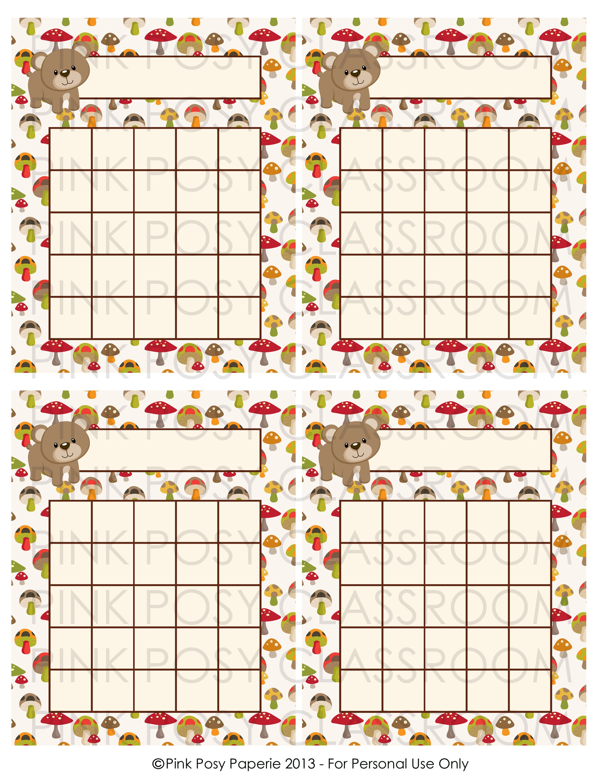 Editable Reward Charts, Woodland Reward Charts, Classroom Decorations ...