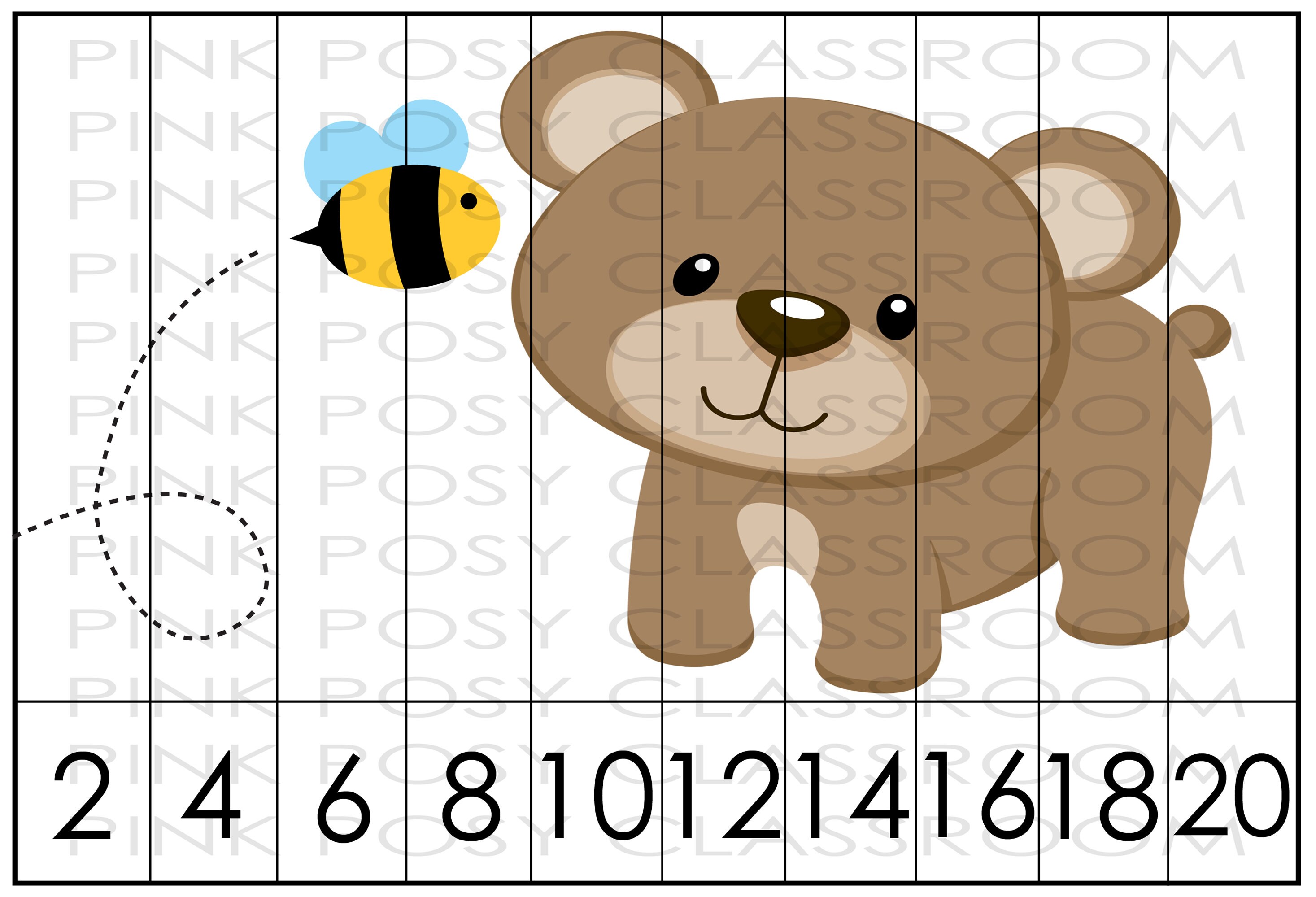 Woodland Puzzles, Skip Counting, Number Puzzles, Classroom Games ...