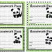 Panda Homework Passes, Classroom Managment, Instant Download, Teacher ...