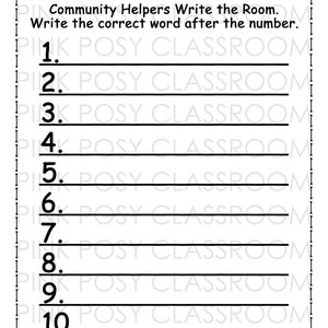 Community Helpers Vocabulary Cards, Community Helpers Activities ...