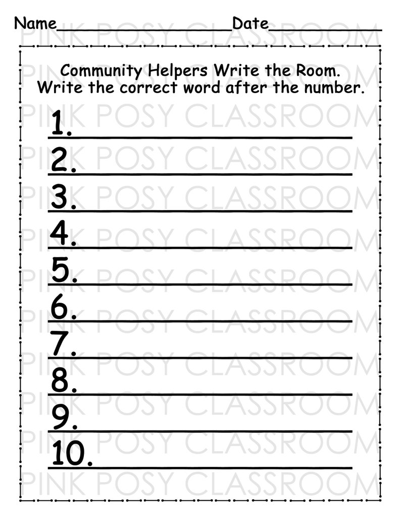 Community Helpers Vocabulary Cards, Community Helpers Activities ...