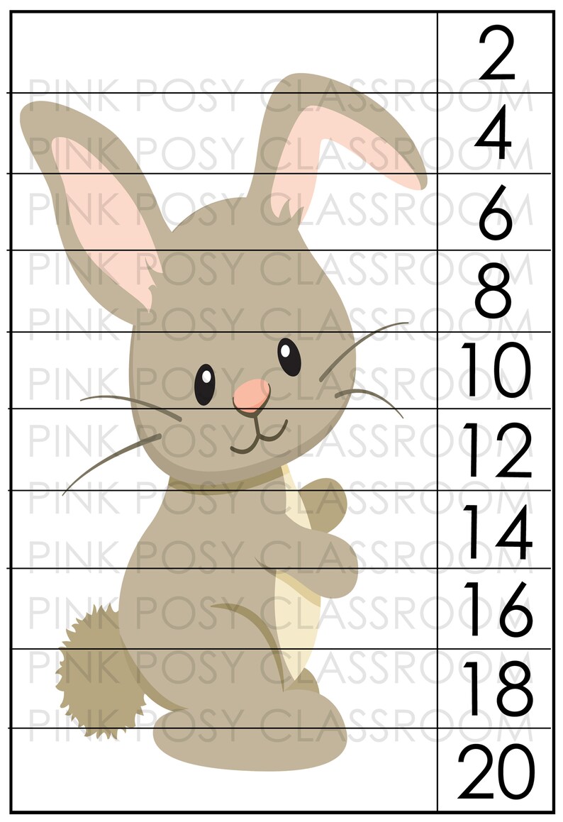 Woodland Puzzles, Skip Counting, Number Puzzles, Classroom Games ...