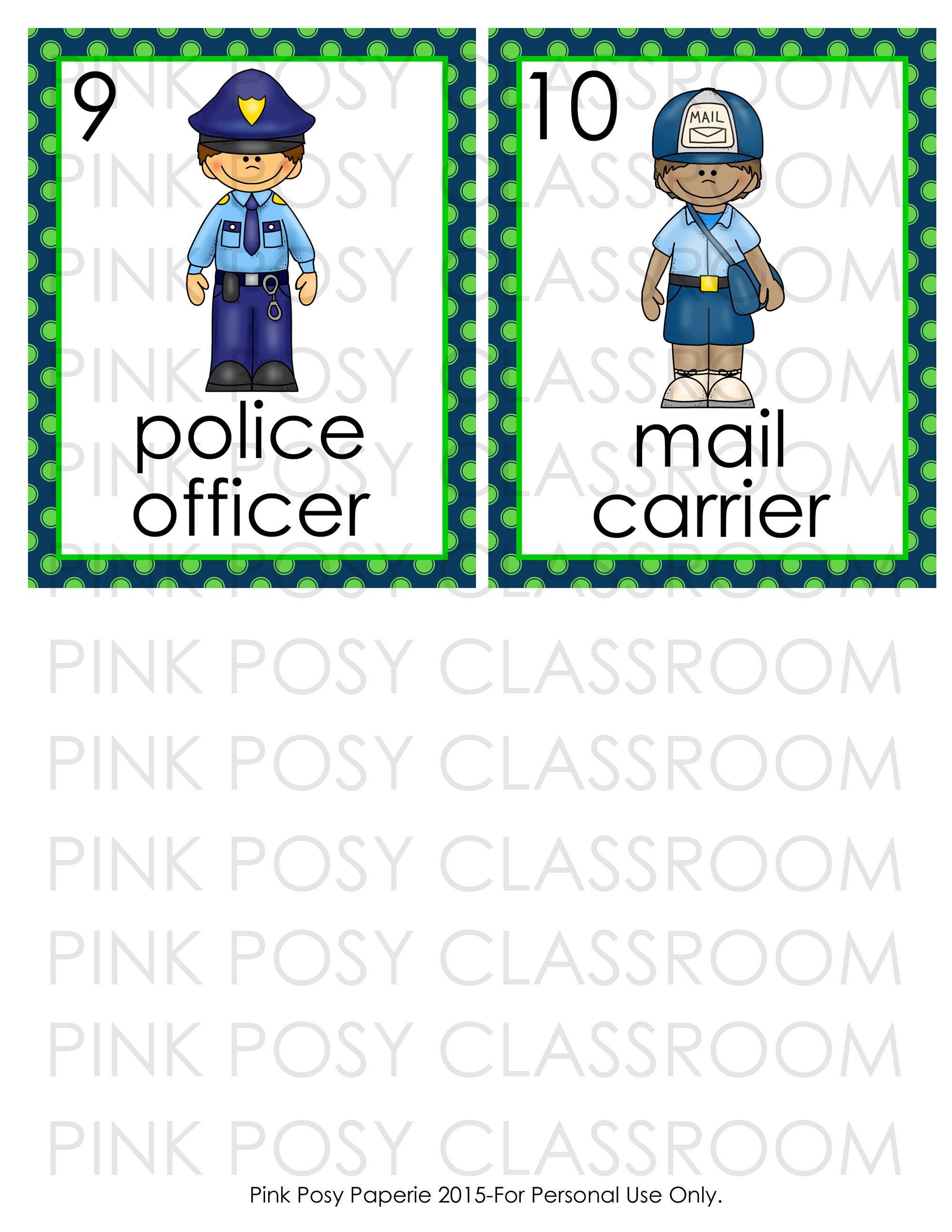 Community Helpers Vocabulary Cards, Community Helpers Activities ...