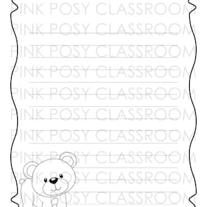 Woodland Animals Writing Paper, Woodland Stationery, Printable Paper ...