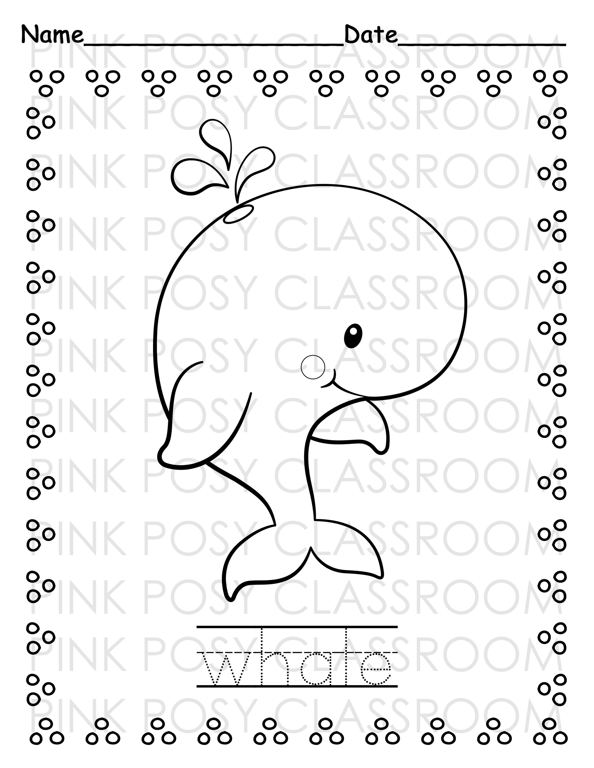 Arctic Animals Coloring Pages, Color and Trace the Word, Arctic Animals ...