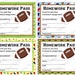 Football Homework Passes, Classroom Managment, Instant Download ...