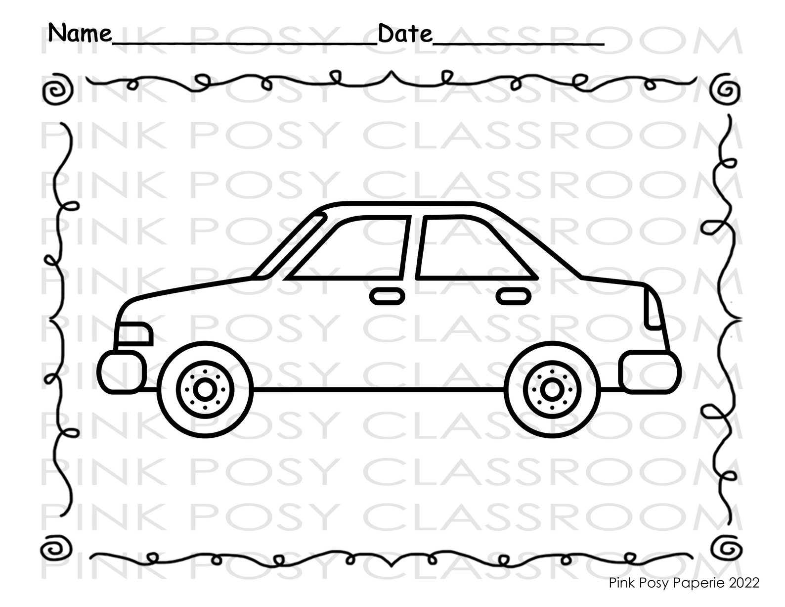 Transportation Coloring Pages, Transportation Printable, Transportation ...