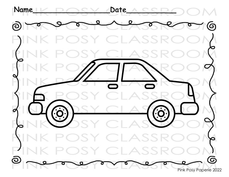 Transportation Coloring Pages, Transportation Printable, Transportation ...