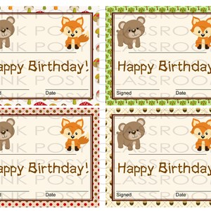 Happy Birthday Certificate, Woodland Birthday Certificate, Classroom ...