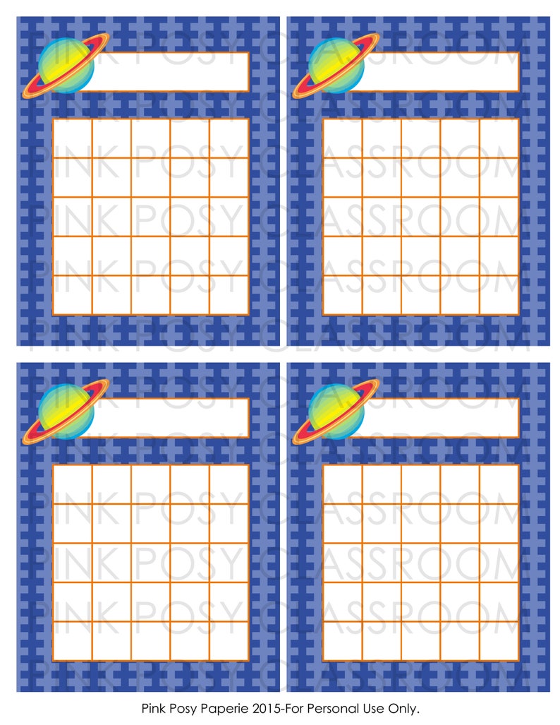 Editable Reward Charts, Space Reward Charts, Classroom Decorations ...