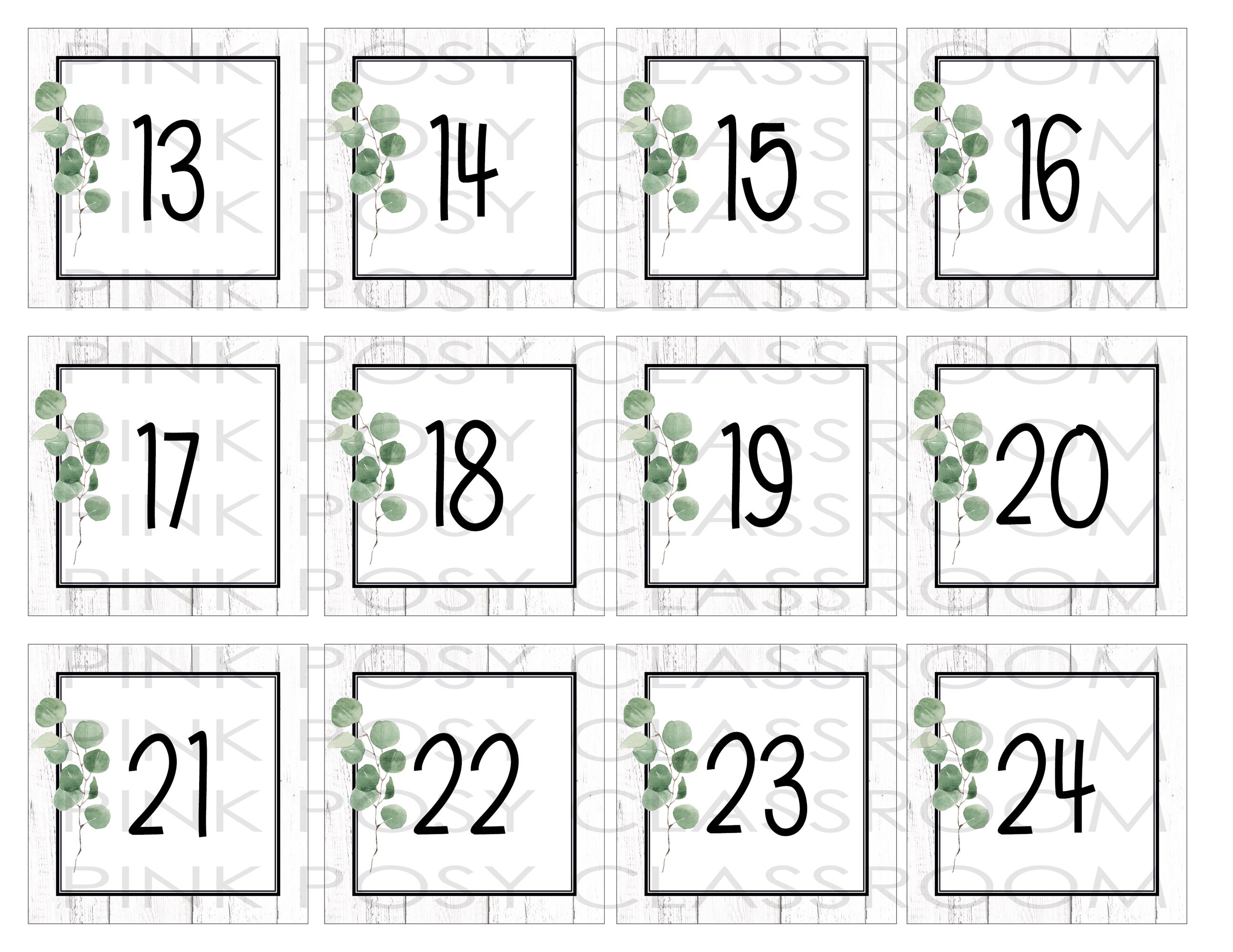 Farmhouse Calendar Set Classroom Calendar Set Classroom - Etsy