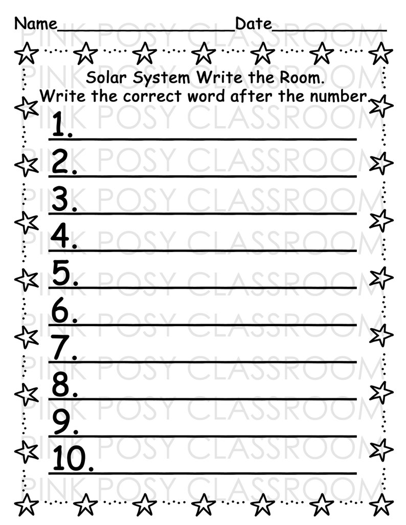 Solar System Vocabulary Cards, Solar Systems Printable, Planets ...