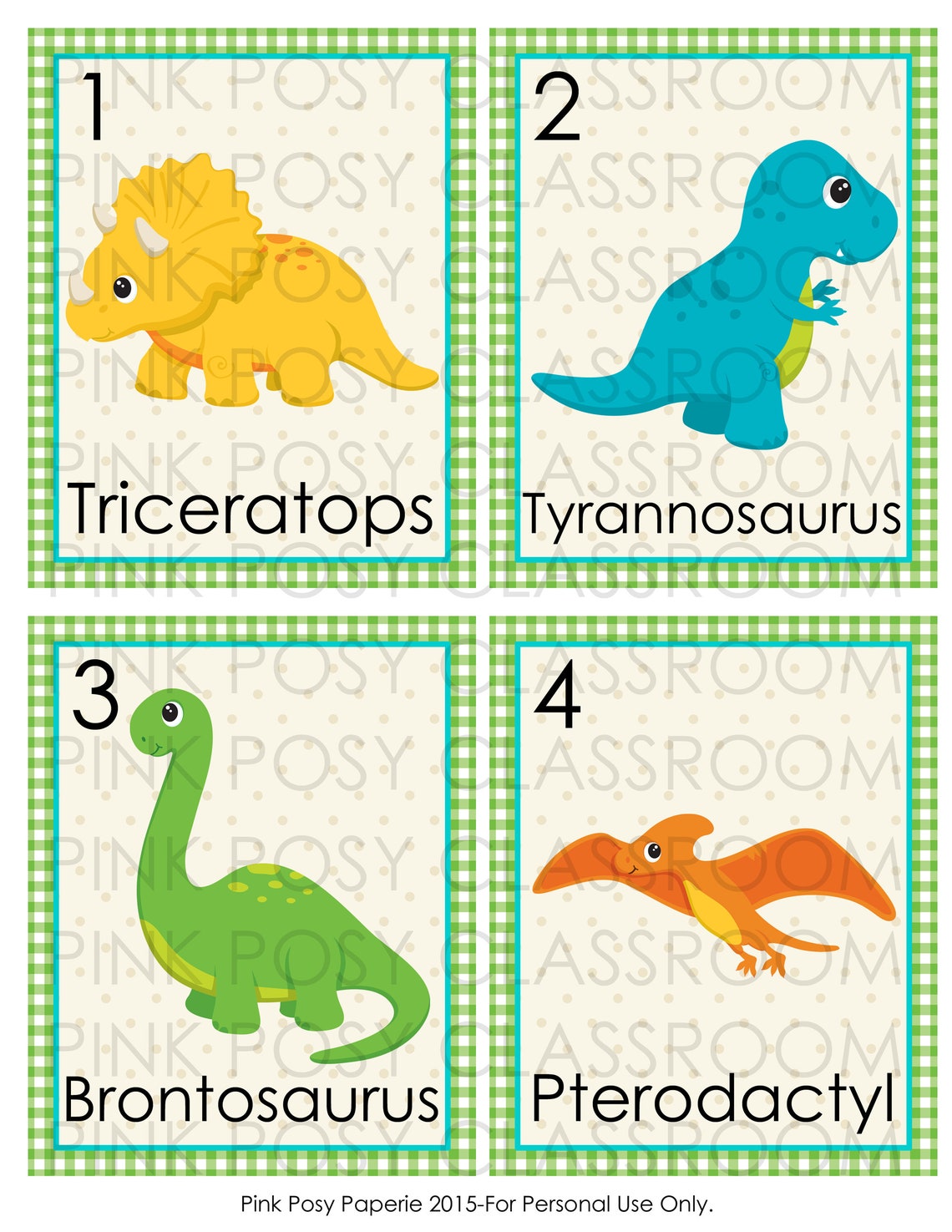 Dinosaur Vocabulary Cards Dinosaur Printable Literacy - Etsy