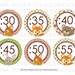 Woodland Clock Number Labels, Classroom Decor, Telling Time, School ...