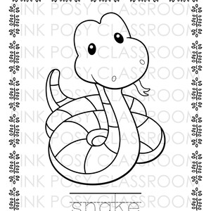 Rainforest Animals Coloring Pages, Color and Trace the Word, Rain ...