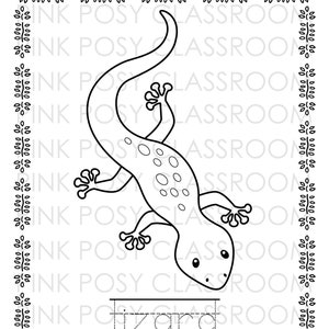 Rainforest Animals Coloring Pages, Color and Trace the Word, Rain ...