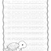 Ocean Animals Writing Paper, Ocean Animals Stationery, Printable Paper ...