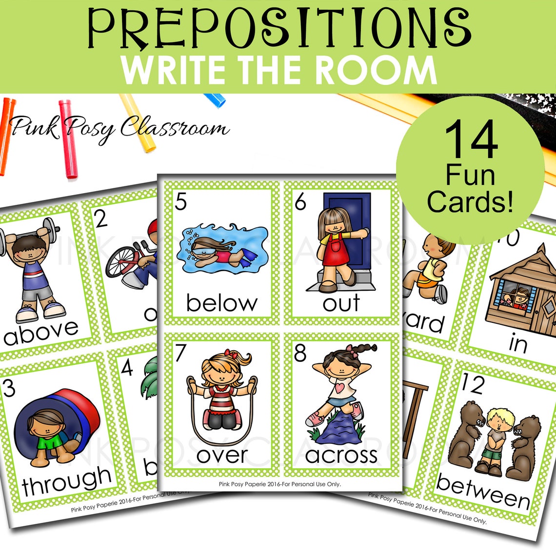 Prepositions Vocabulary Cards, Homeschool Printable, Prepositions ...