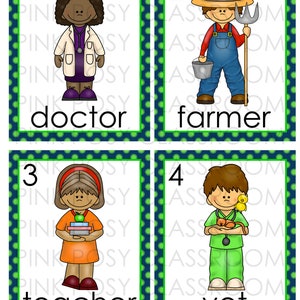 Community Helpers Vocabulary Cards, Community Helpers Activities ...
