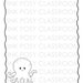 Ocean Animals Writing Paper, Ocean Animals Stationery, Printable Paper ...