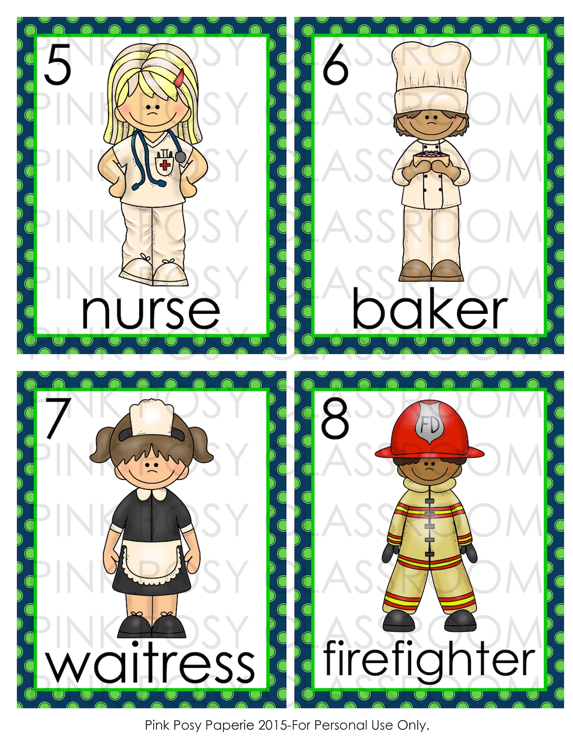 Community Helpers Vocabulary Cards, Community Helpers Activities ...