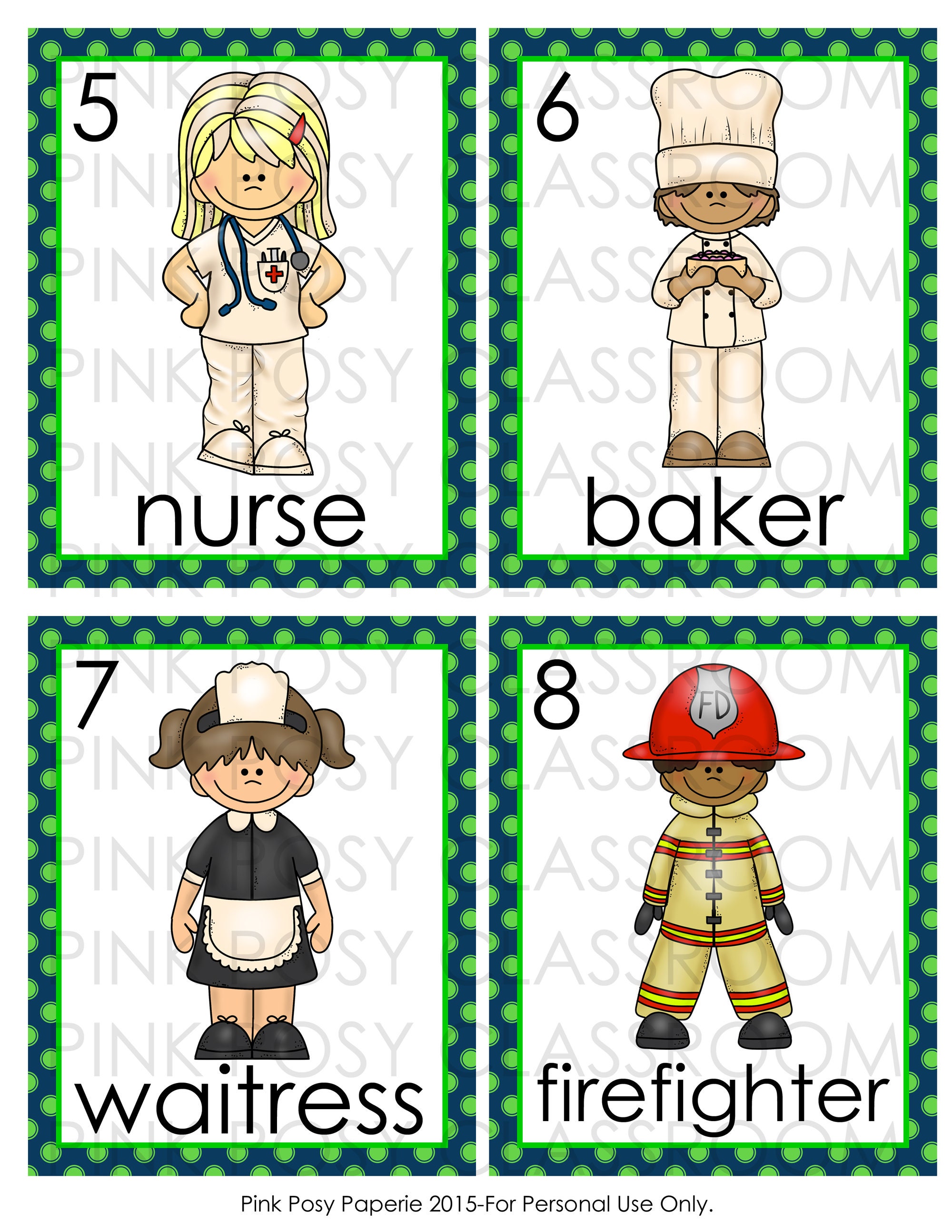 Community Helpers Vocabulary Cards, Community Helpers Activities ...