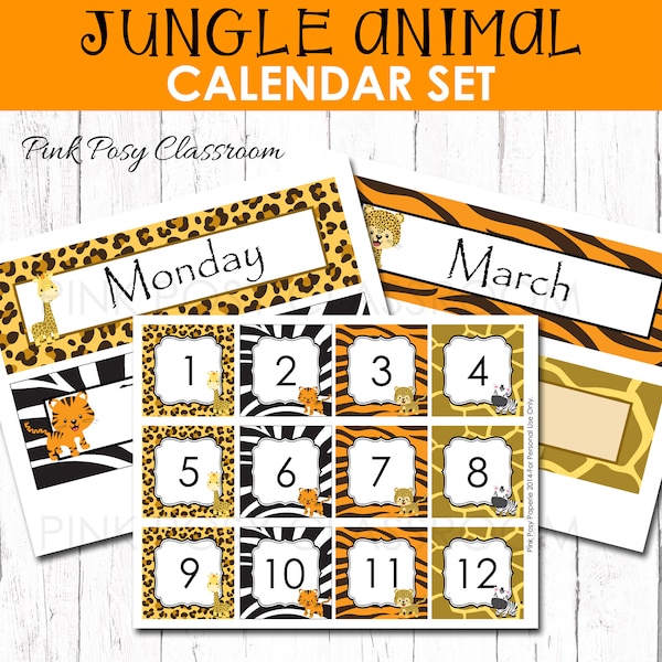 Jungle Classroom - Etsy