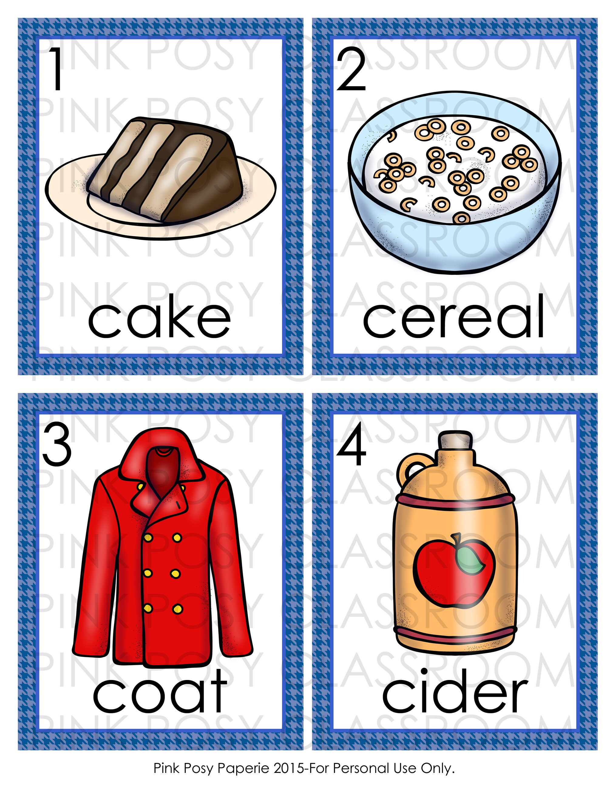 Hard C Soft C Vocabulary Cards, Beginning Sounds Printable, Phonics ...