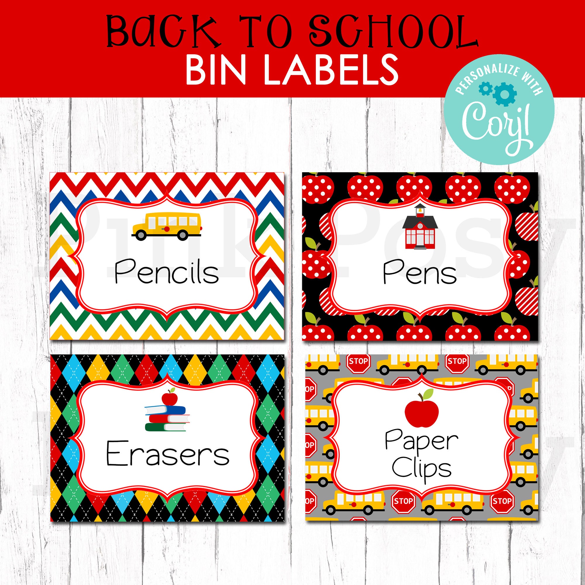 Editable Bin Labels, Back to School Classroom Labels, Classroom Decor ...