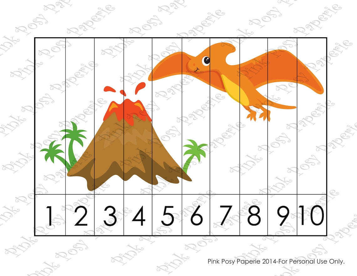 Dinosaur Puzzles, Teacher Resource, Number Puzzles, Classroom Games ...