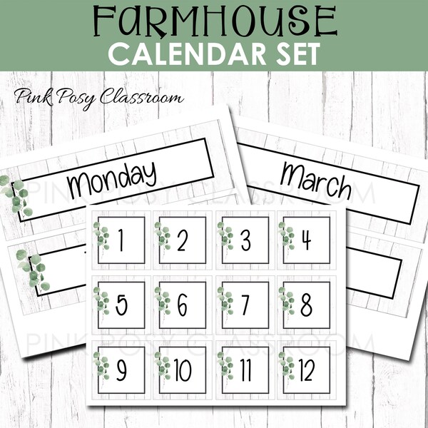 Farmhouse Classroom Decor - Etsy
