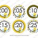 Clock Number Labels, Classroom Decor, Telling Time, Bee Theme, School ...