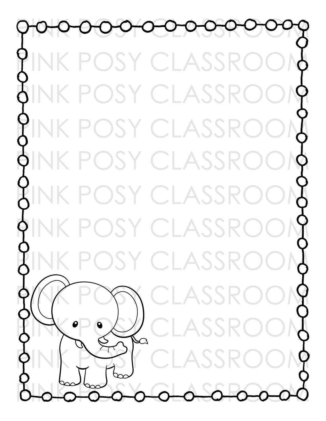 Jungle Animals Writing Paper Safari Stationery Printable - Etsy