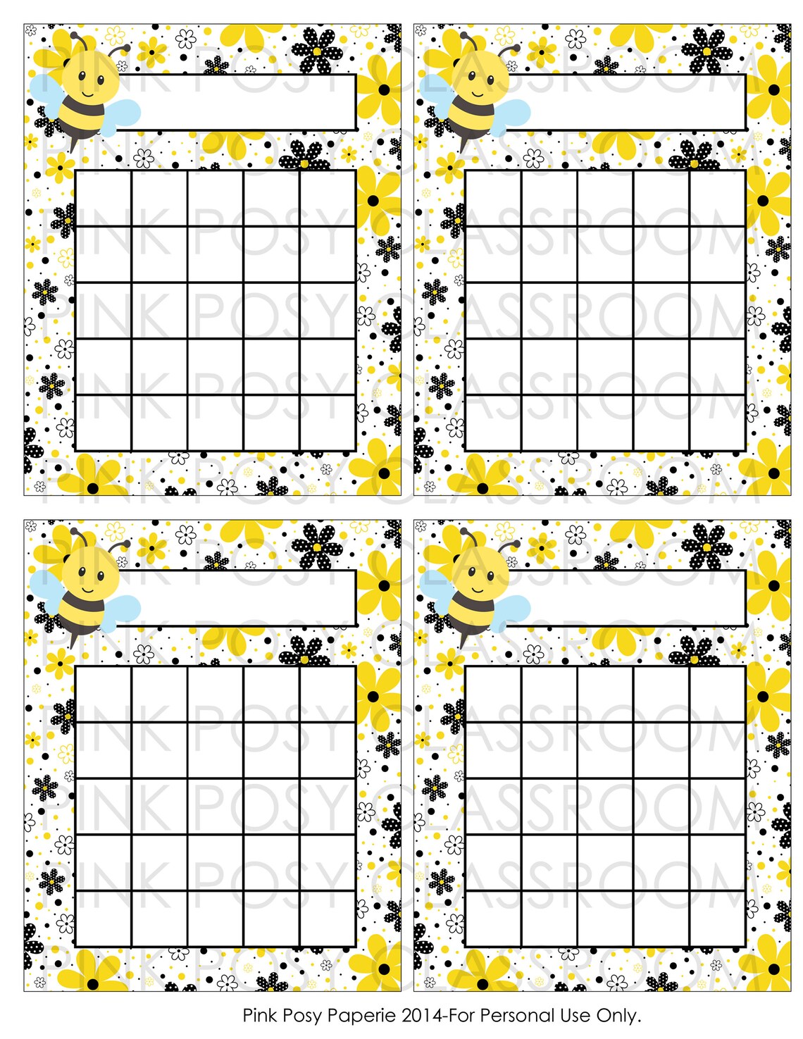 Editable Reward Charts, Bee Reward Charts, Classroom Decorations ...
