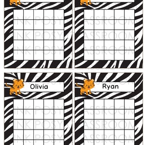 Editable Reward Charts, Jungle Reward Charts, Classroom Decorations ...