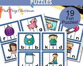 CVC Puzzles Short I Short Vowel Sounds Word Families - Etsy