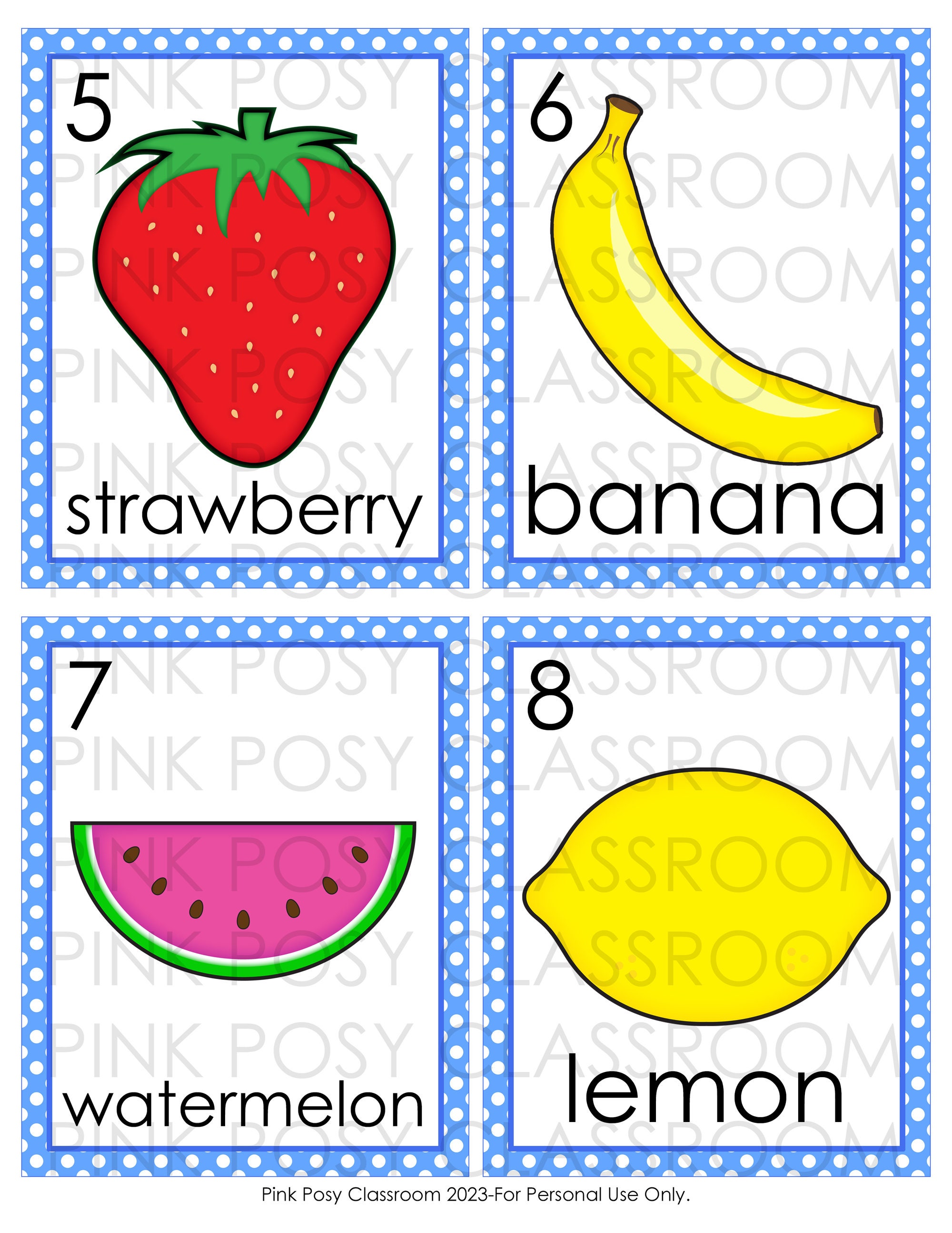 Fruit Vocabulary Cards, Fruit Printable, Literacy Center, Writing ...