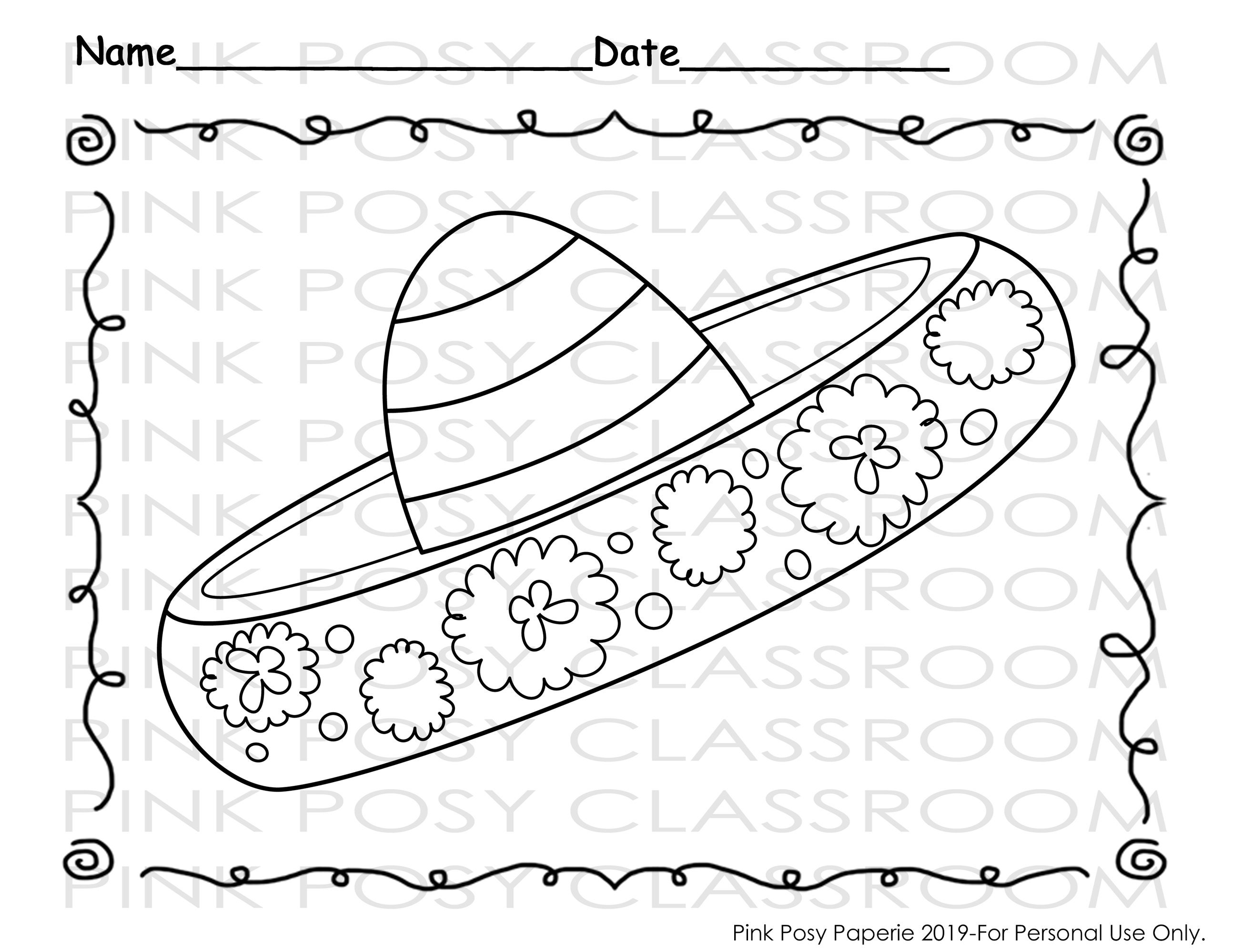 Cinco De Mayo Coloring Pages, Cinco De Mayo Printable, Cinco De Mayo ...