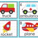 Transportation Vocabulary Cards, Transportation Printable, Literacy ...