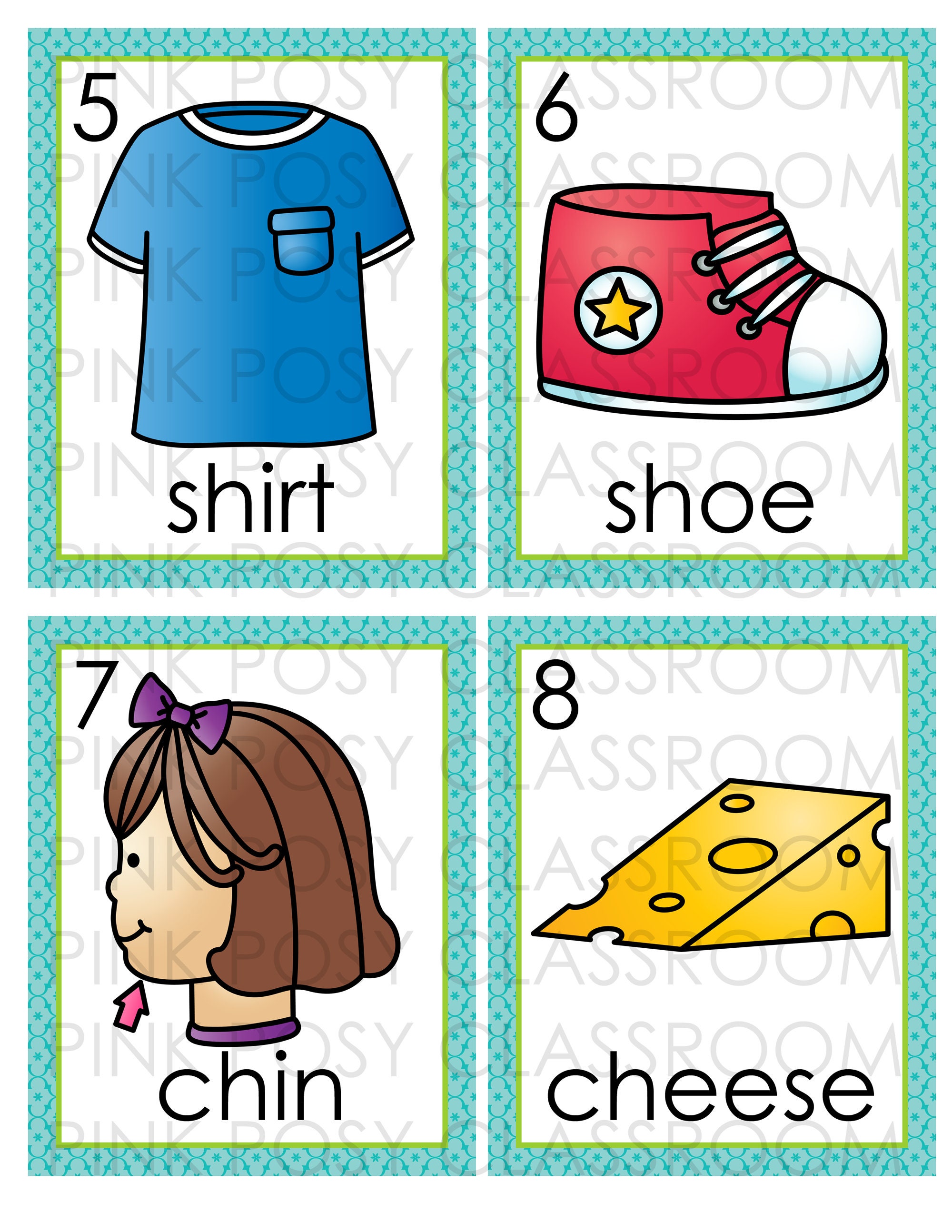 Consonant Blends Vocabulary Cards, Blends Sh & Ch Printable, Blends ...