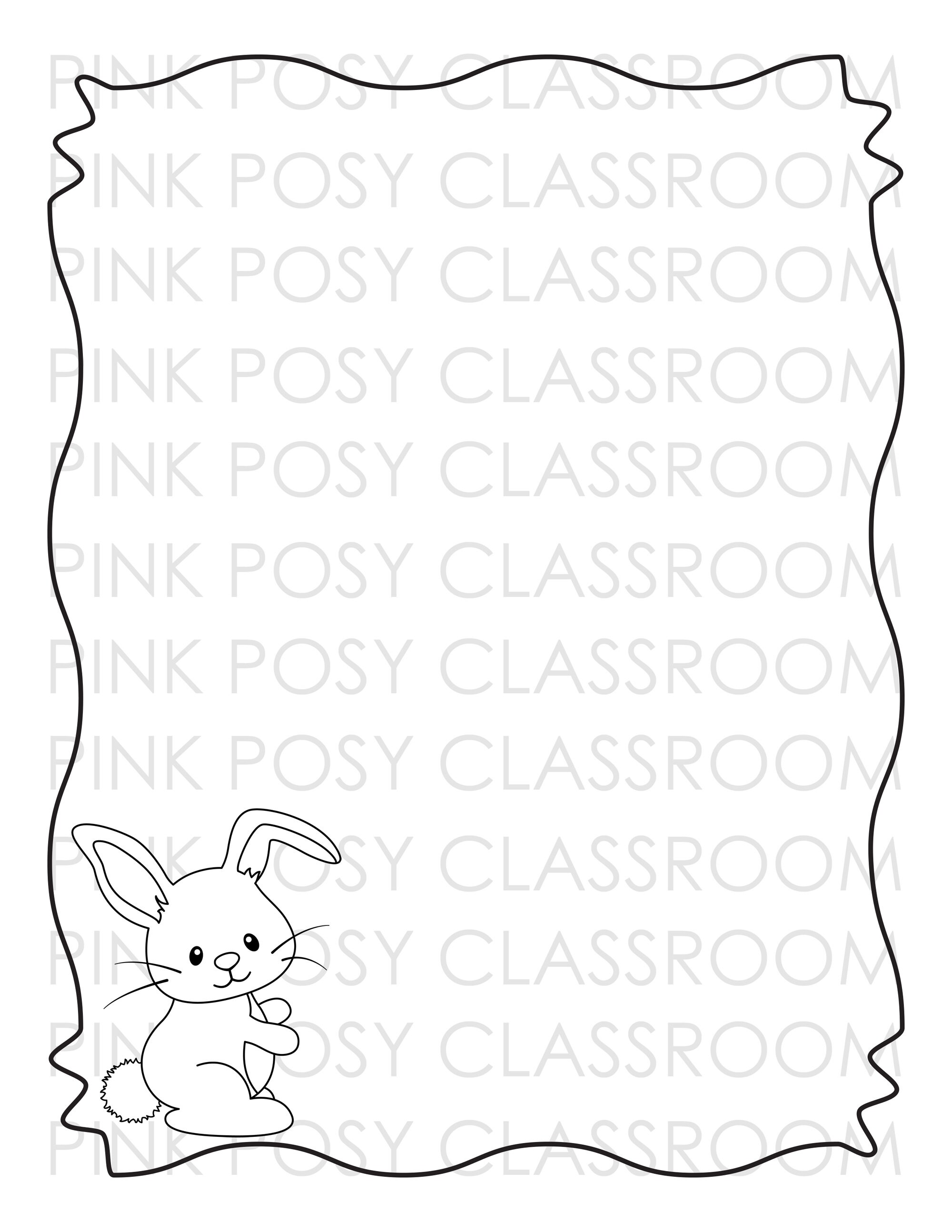 Woodland Animals Writing Paper, Woodland Stationery, Printable Paper ...