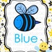 Bee Color Posters, Classroom Decor, Colors Recognition, Printable Color ...