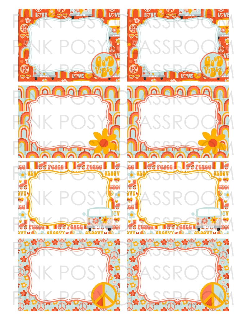 Editable Bin Labels, Groovy Classroom Labels, Classroom Decor ...