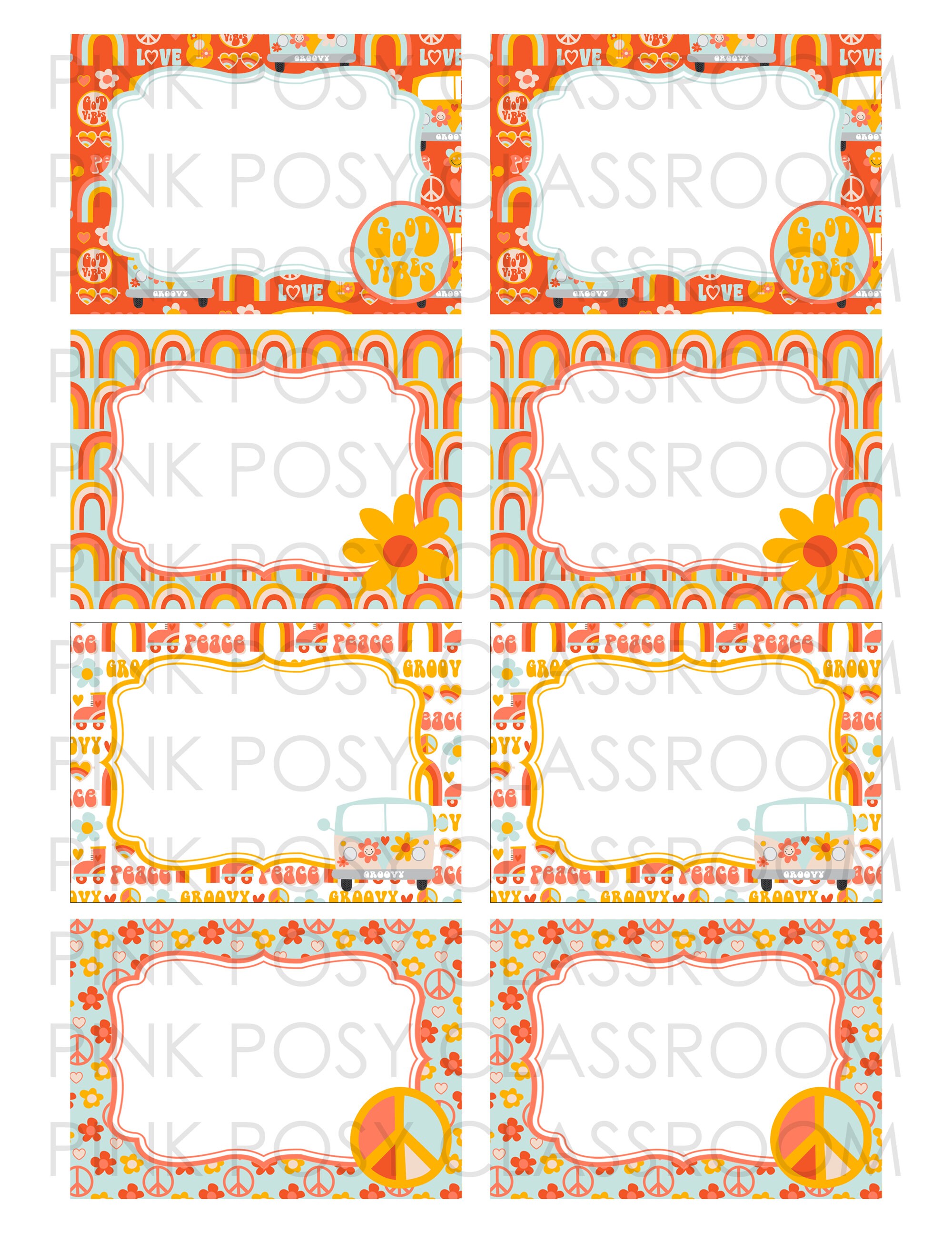 Editable Bin Labels, Groovy Classroom Labels, Classroom Decor ...