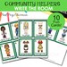 Community Helpers Vocabulary Cards, Community Helpers Activities ...