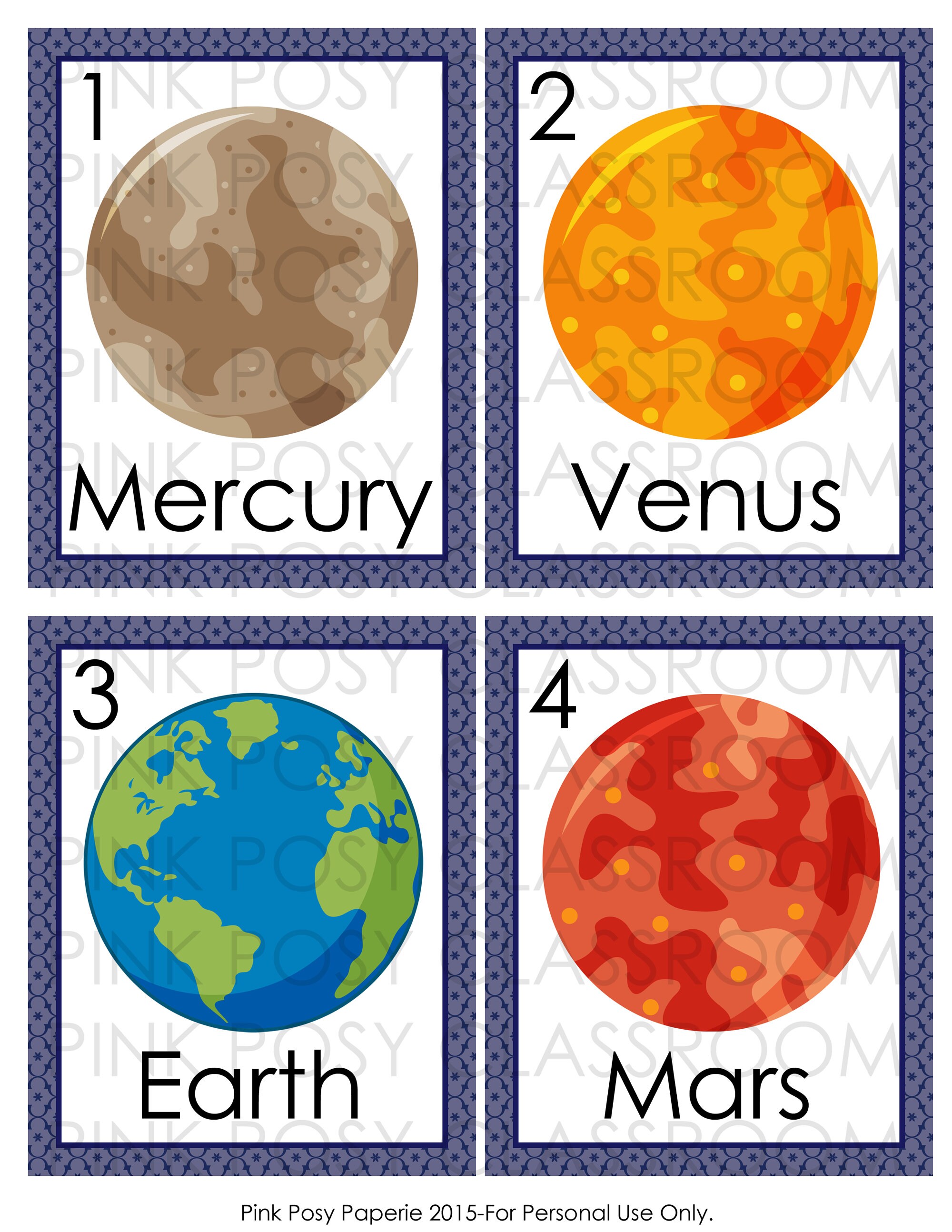 Solar System Vocabulary Cards, Solar Systems Printable, Planets ...